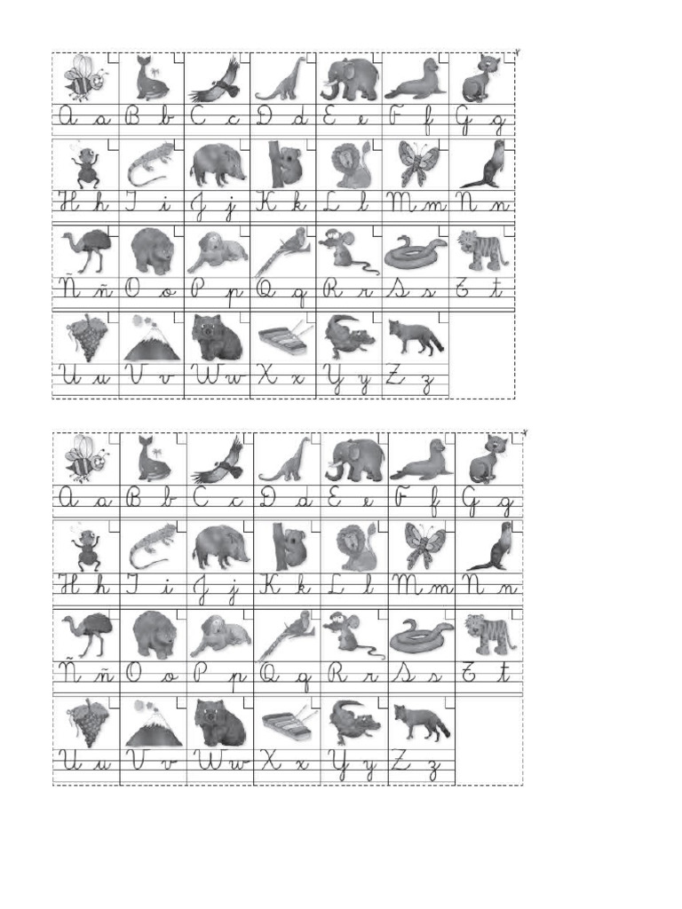 Abecedario Letra Ligada | PDF