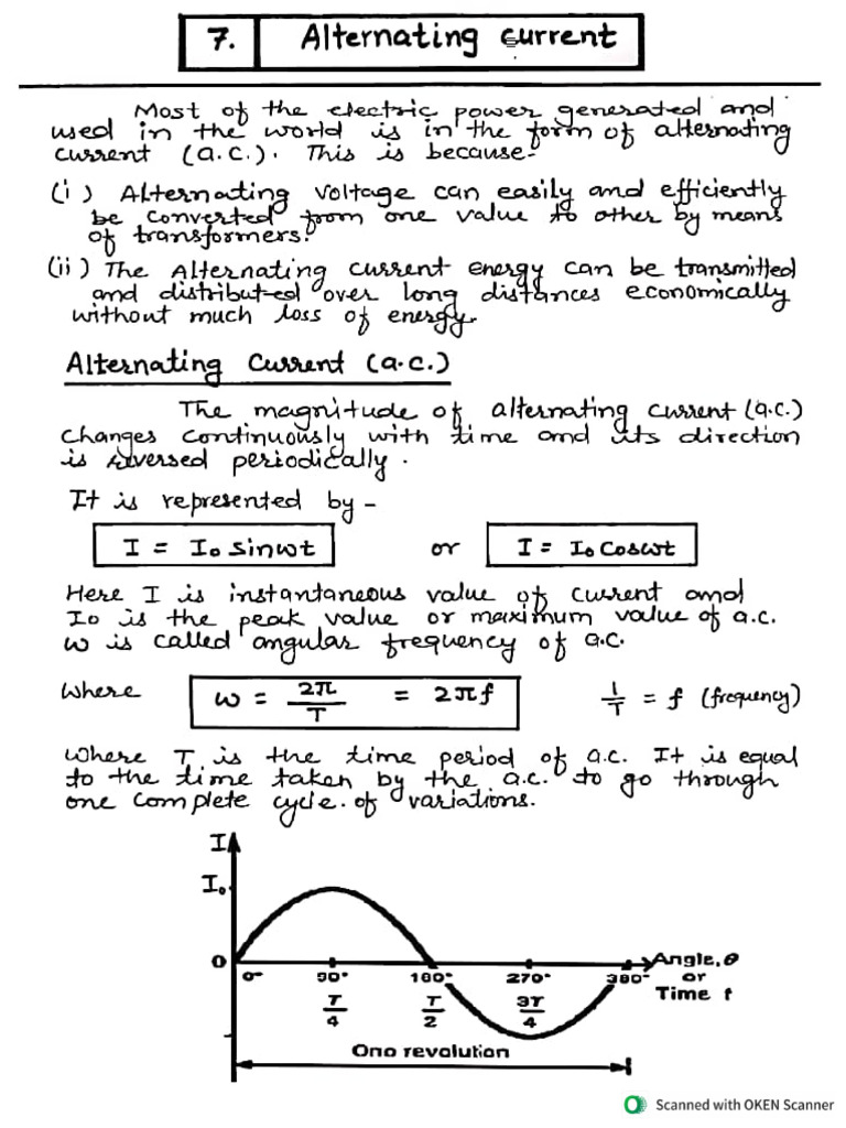 Alternating Current | PDF