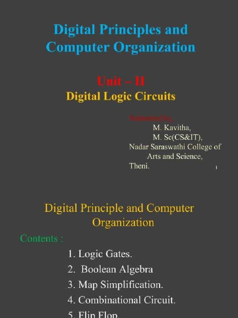 Computer Organization | PDF
