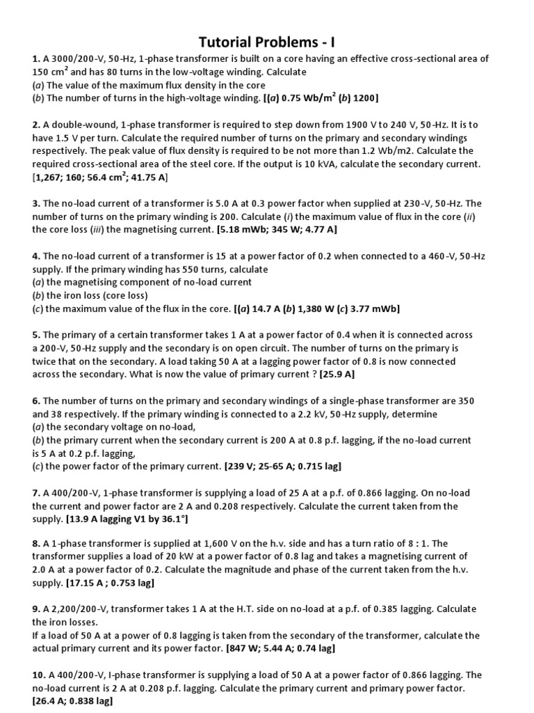 Transformer T1 | PDF | Transformer | Electrical Components
