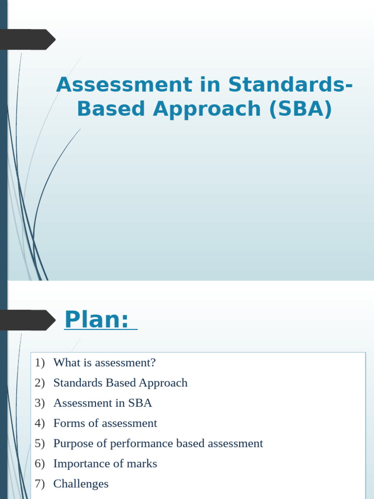 Standards-Based Assessment Overview | PDF | Educational Assessment ...