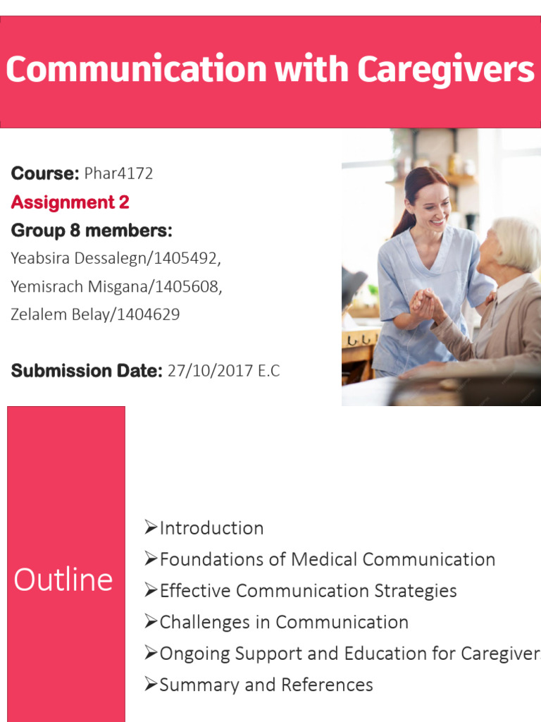 Communication With Caregiversufjtikyktkktt | PDF | Caregiver ...