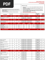 UM Tuition Fees for 2025/2026 | PDF | Science
