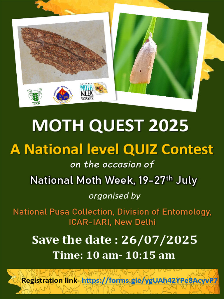 National Moth Week 2025 Quiz Contest - Revised | PDF | Entomology