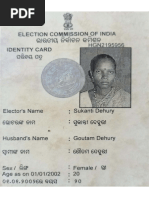 Sample Aadhaar Sanjay | PDF