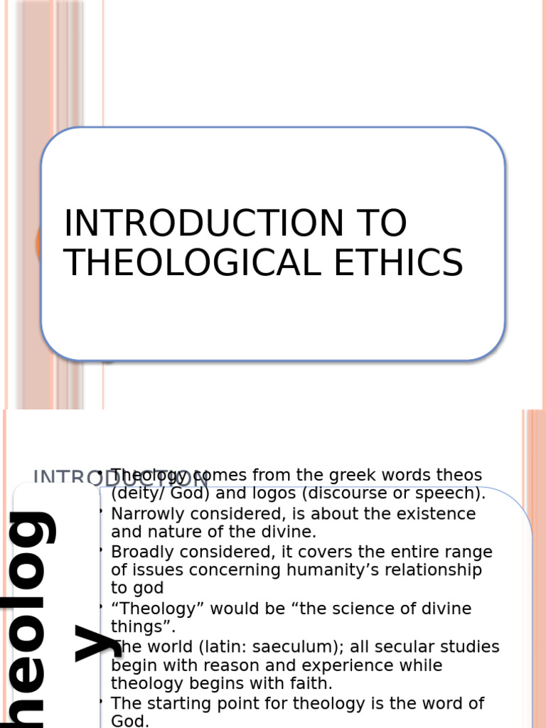 Introduction To Orthodox Ethics Presentation1 | PDF | Theology | Christian Ethics