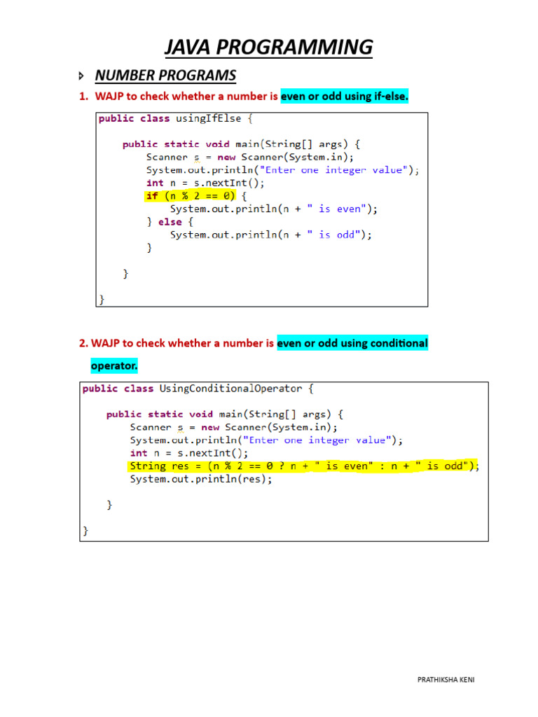 Java Programming | PDF | String (Computer Science) | Numbers