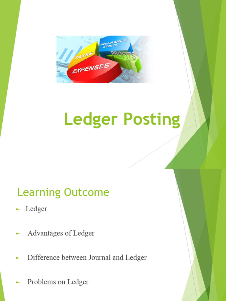 Module 5 Ledger Posting | PDF | Debits And Credits | Business