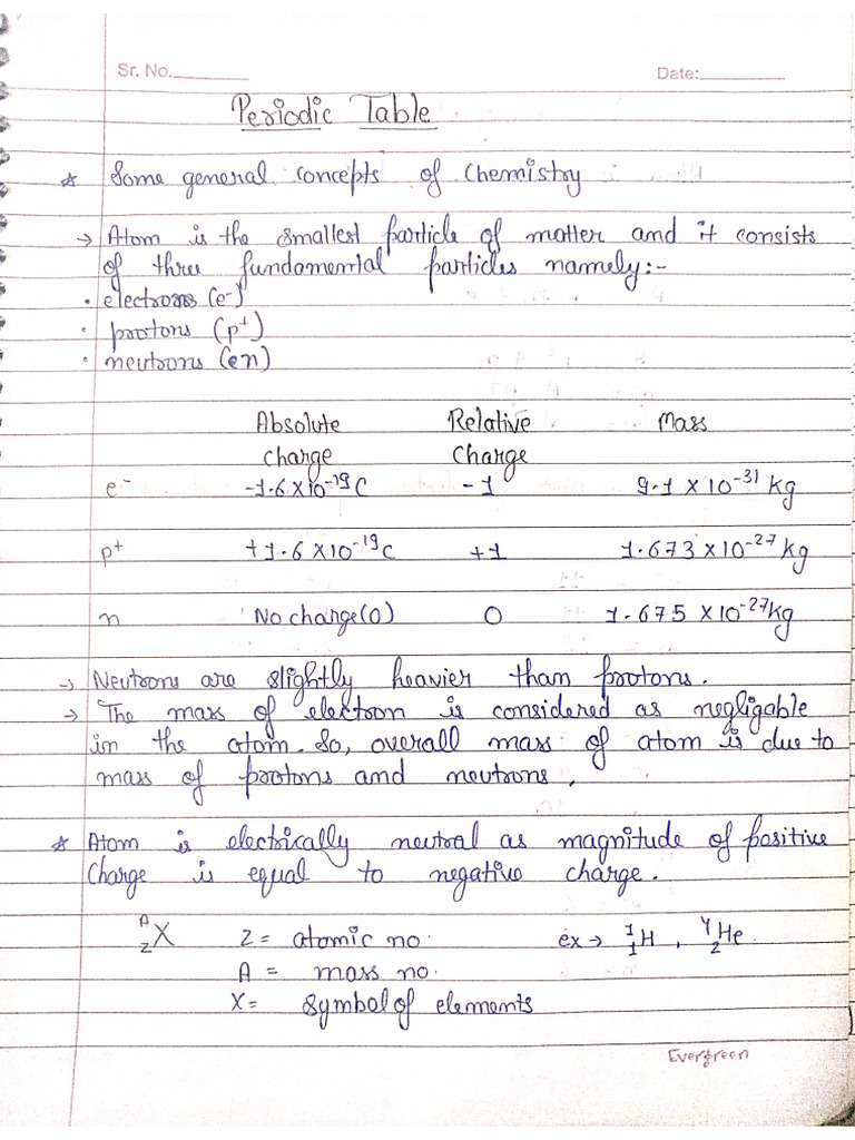 Inorganic Chemistry (Periodic Table) | PDF