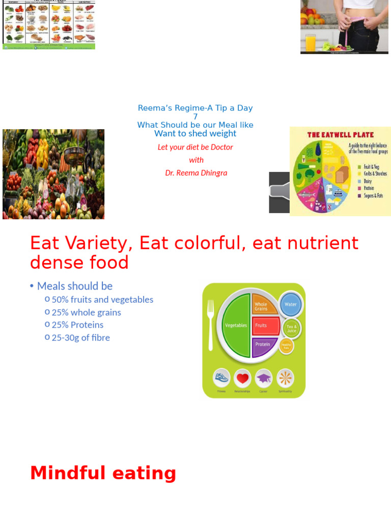 A Tip A Day - 7... What Should Be A Meal Like | PDF