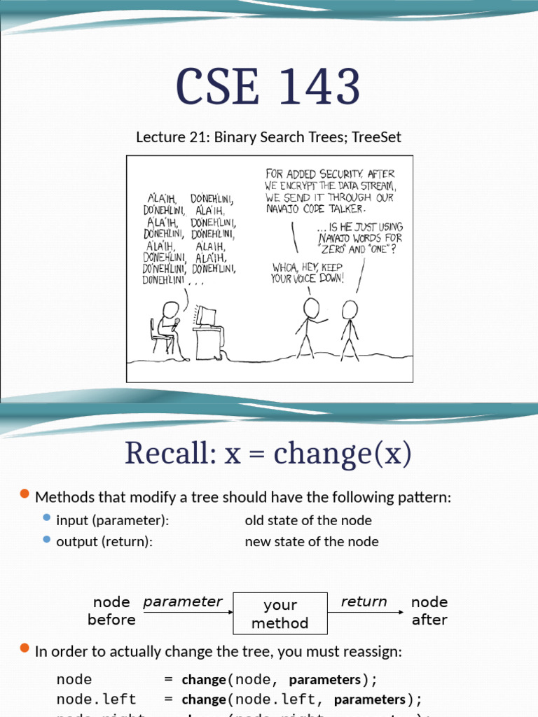 21 Binary Search Tree2 | PDF | Parameter (Computer Programming ...