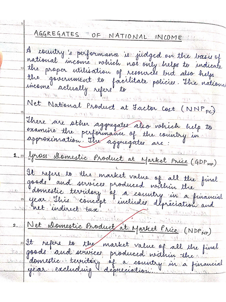 Aggregates of National Income | PDF