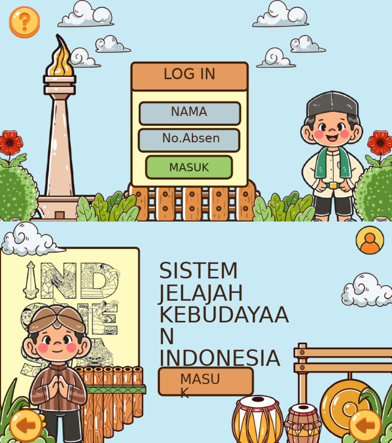 Aku Anak Indonesia Presentasi Pendidikan Biru Dan Cream Lucu Dan ...