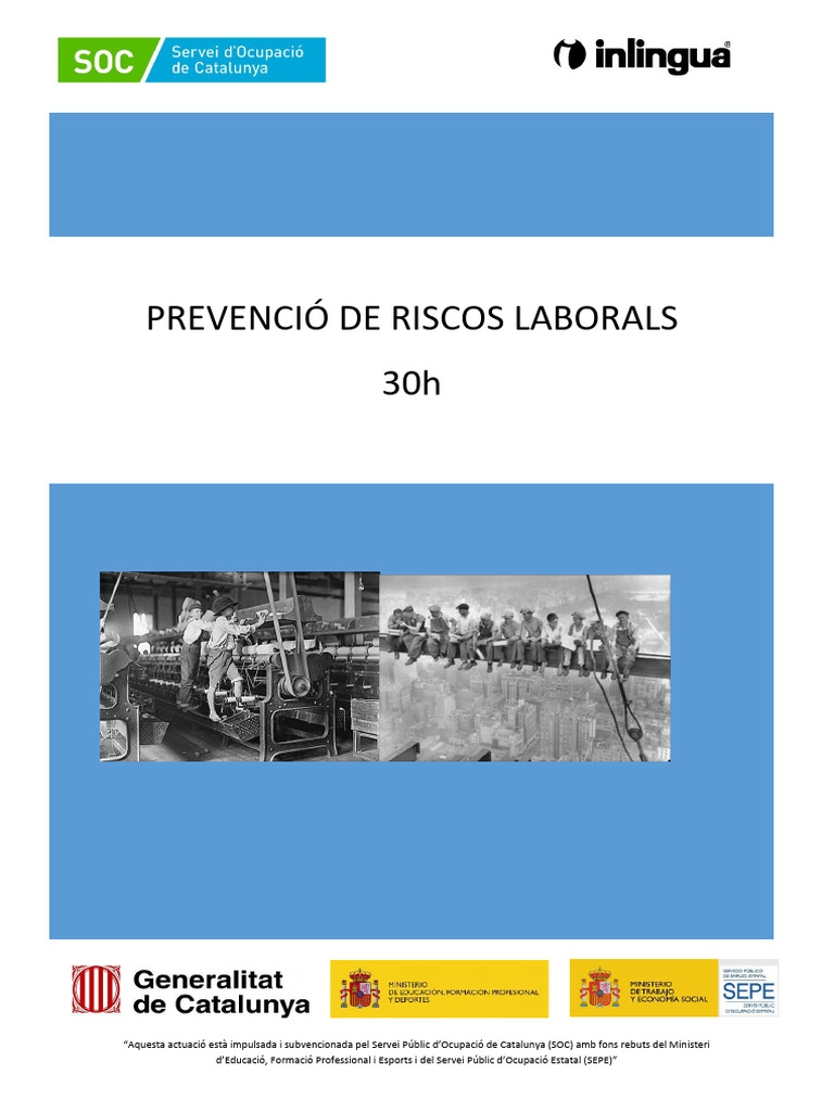 Manual FCOS02 Bàsic de Prevenció de Riscos Laborals | PDF