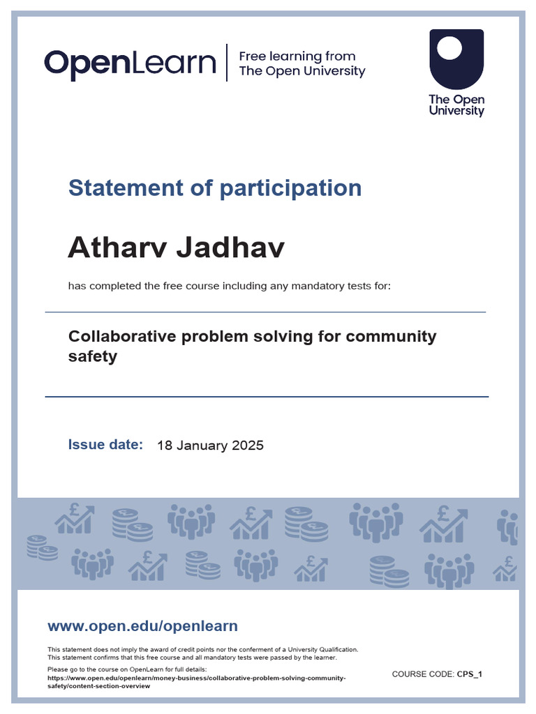 CEP Certificate 2 | PDF | Learning | Cognition
