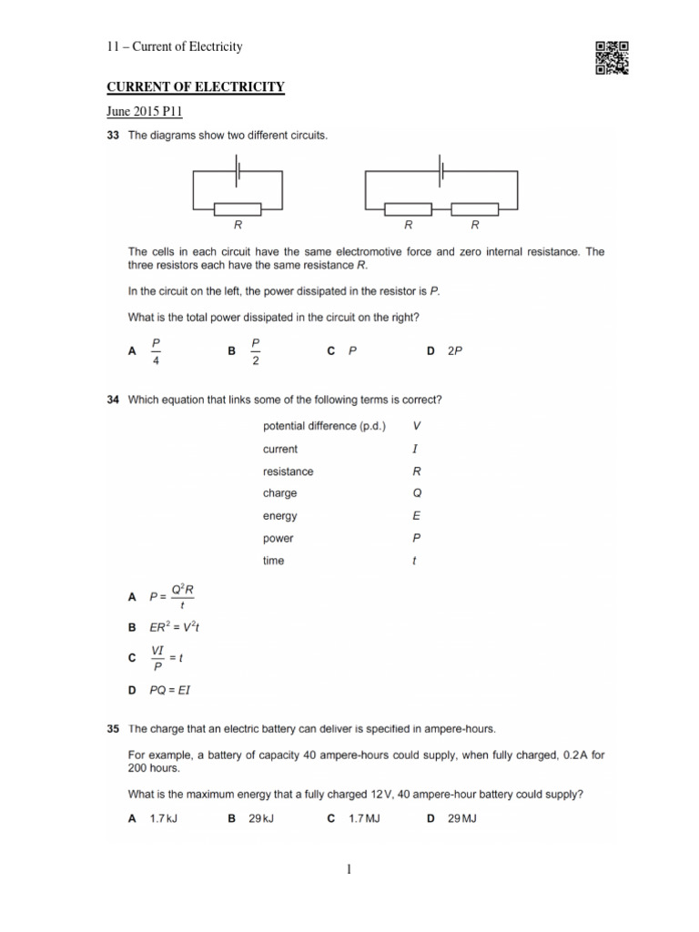 Understanding Electric Current Basics | PDF
