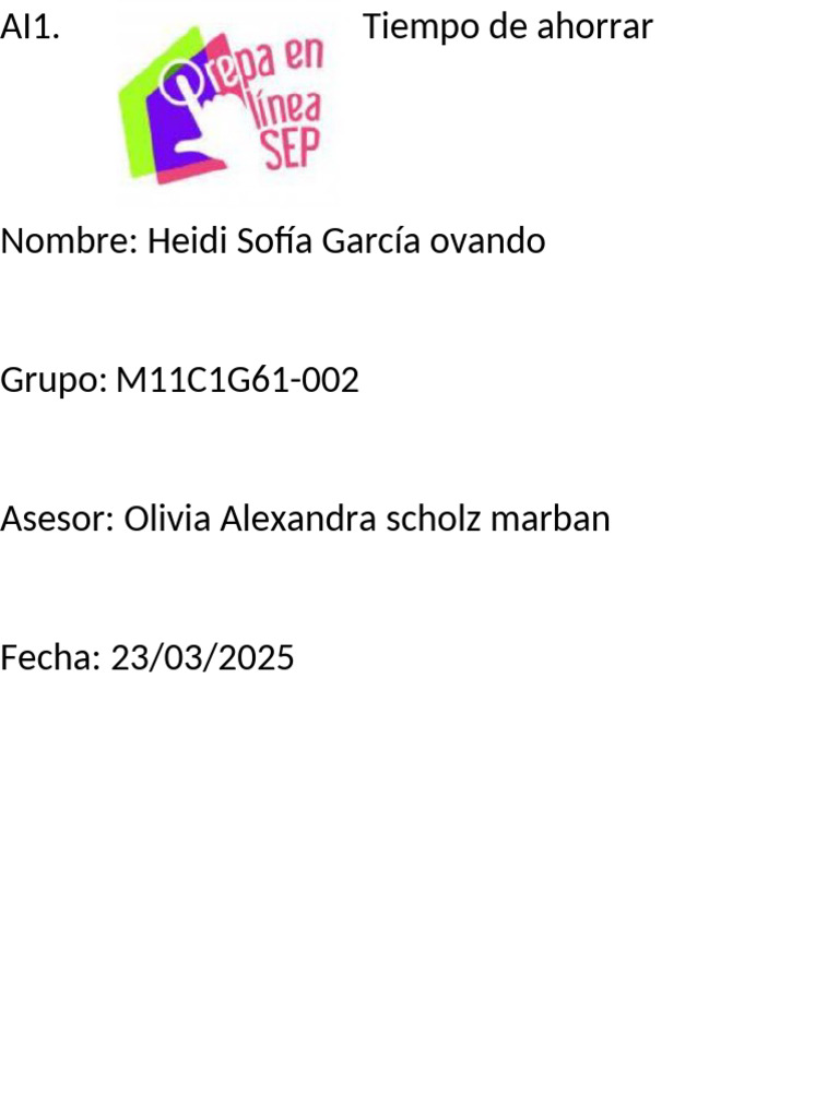 Garciaovando Heidy Sofia M11S1AI1 | PDF