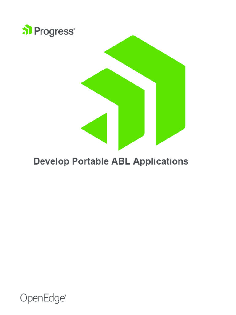 Openedge Abl Portable Applications | PDF | Operating System | Filename