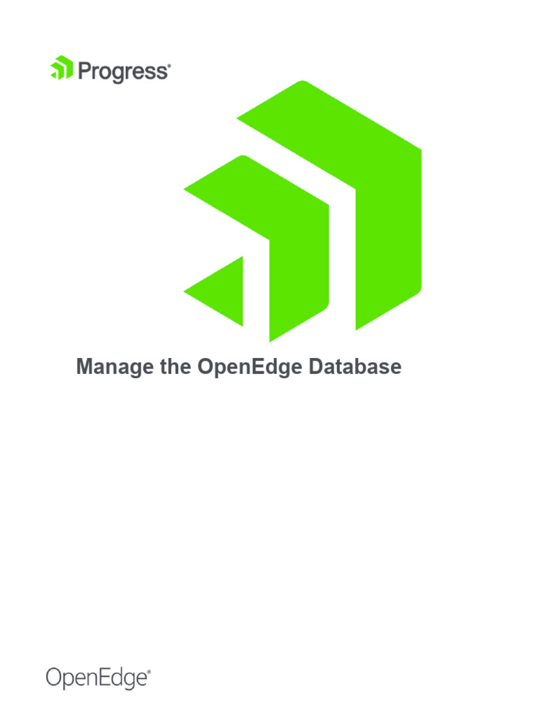 Openedge Database Management | PDF | Databases | Backup