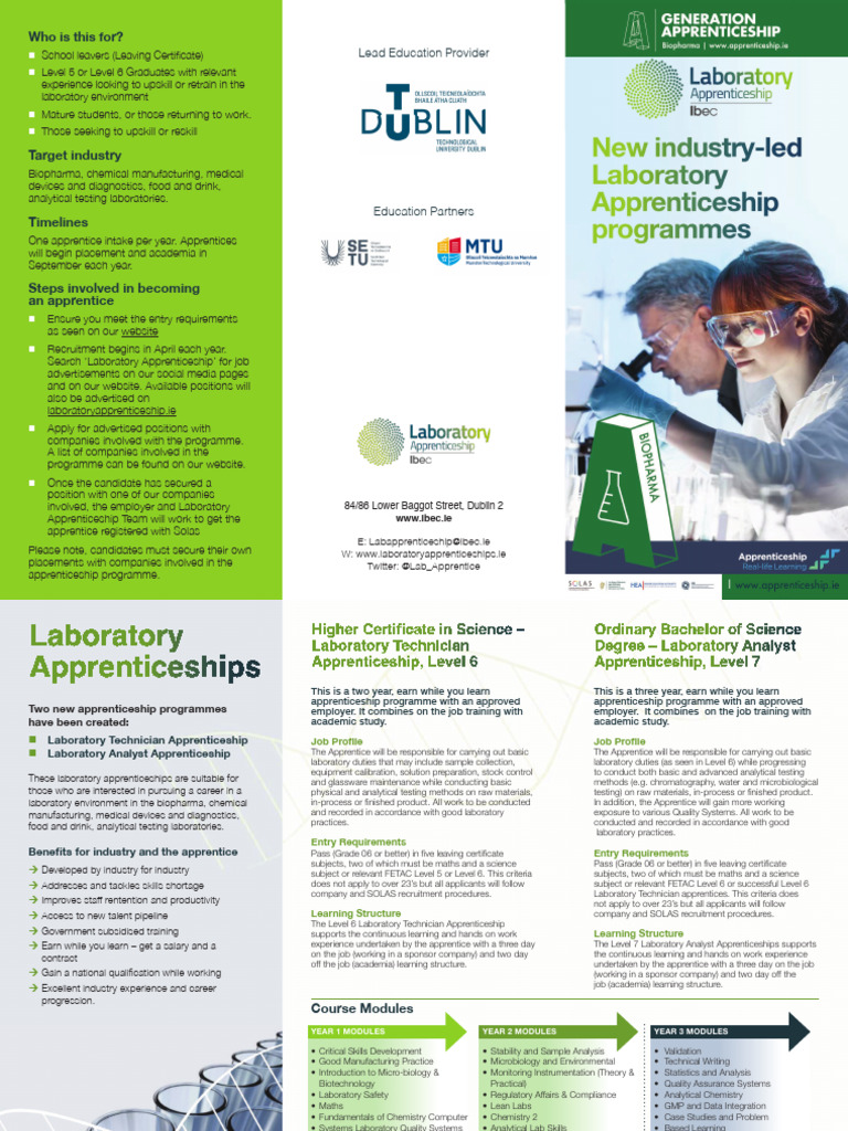 Lab App Candidate Mailer 2023 Web | PDF | Apprenticeship | Laboratories