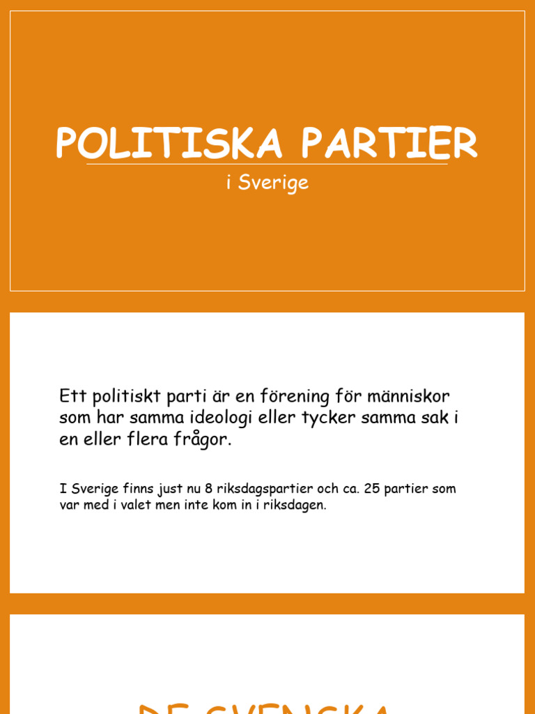 Politiska Partier | PDF
