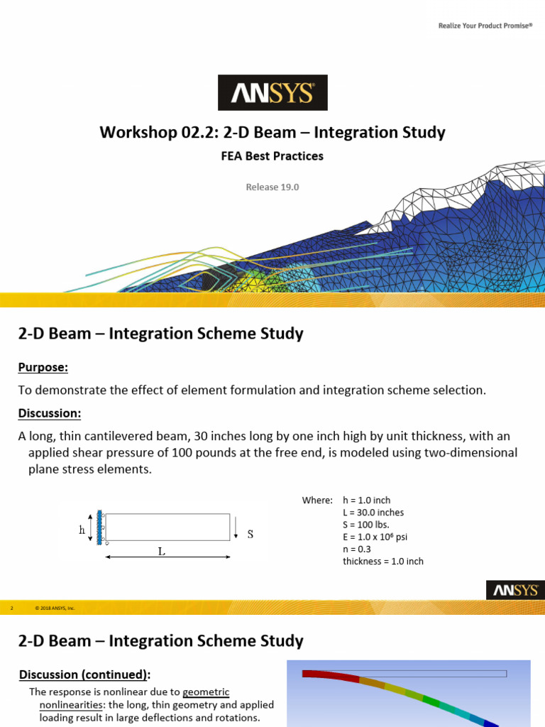 2-D Beam Integration Study Workshop | PDF | Beam (Structure) | Bending