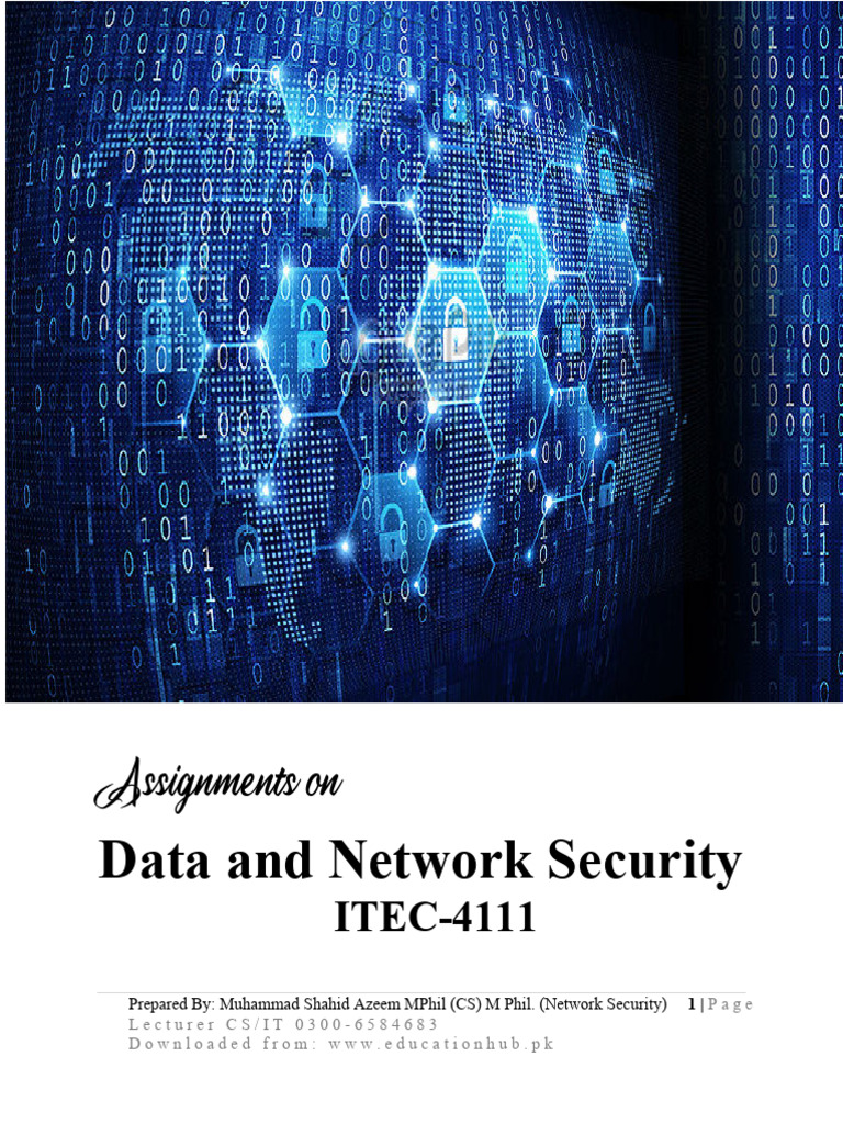 Information Security Handouts Chapter 01 Introduction | PDF | Cipher ...