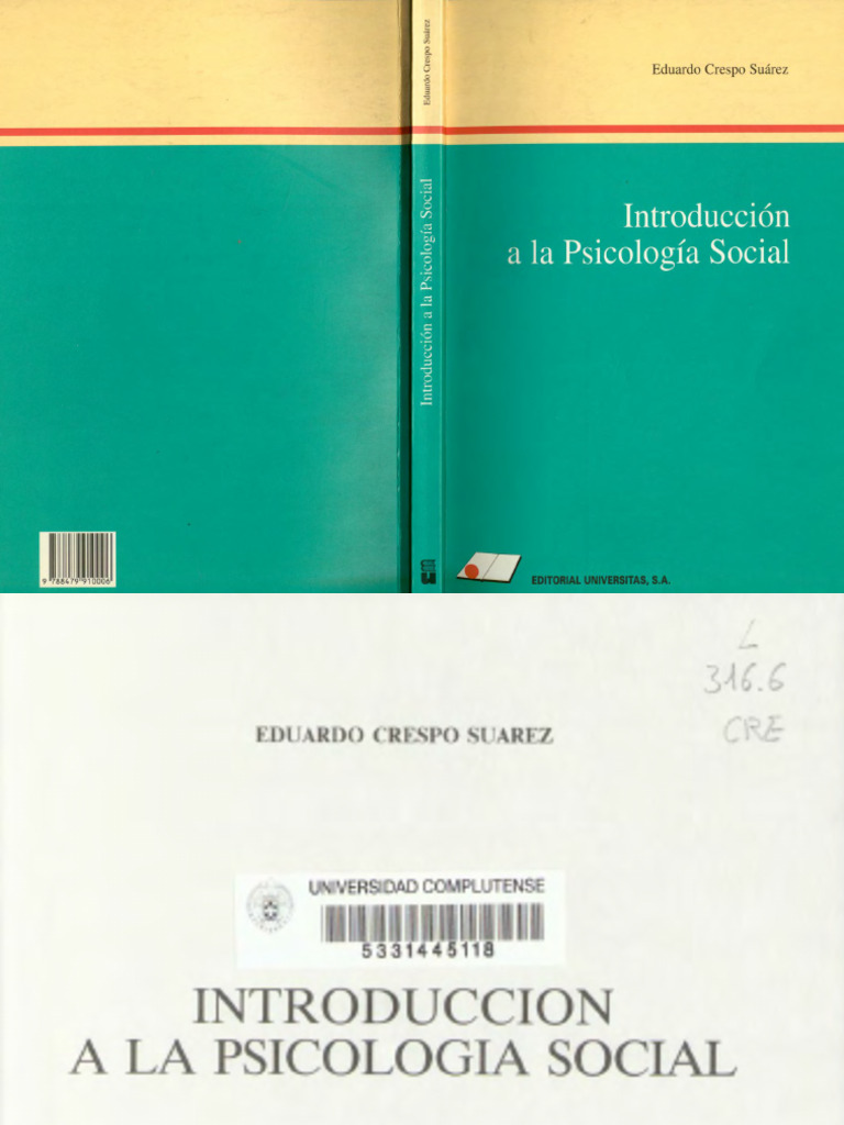 Introducción a la Psicología Social | PDF | Conocimiento | Sicología
