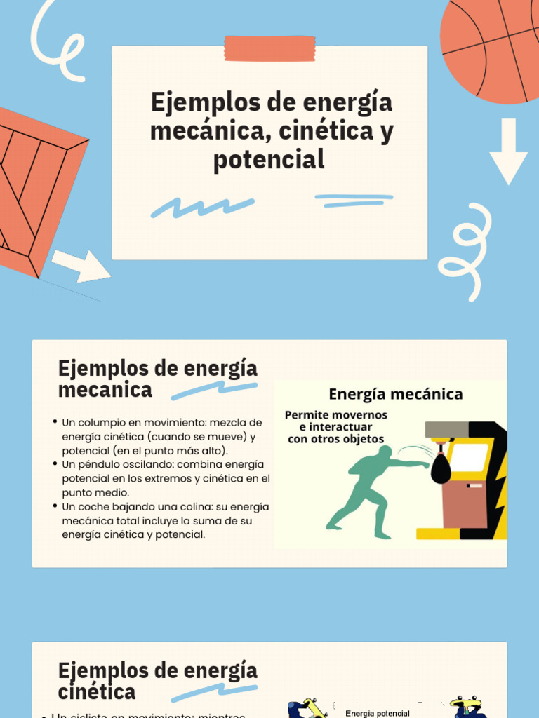 Presentación Educativa Fuerzas y Cambios en El Movimiento de Estilo Dibujado A Mano Texturizado ...