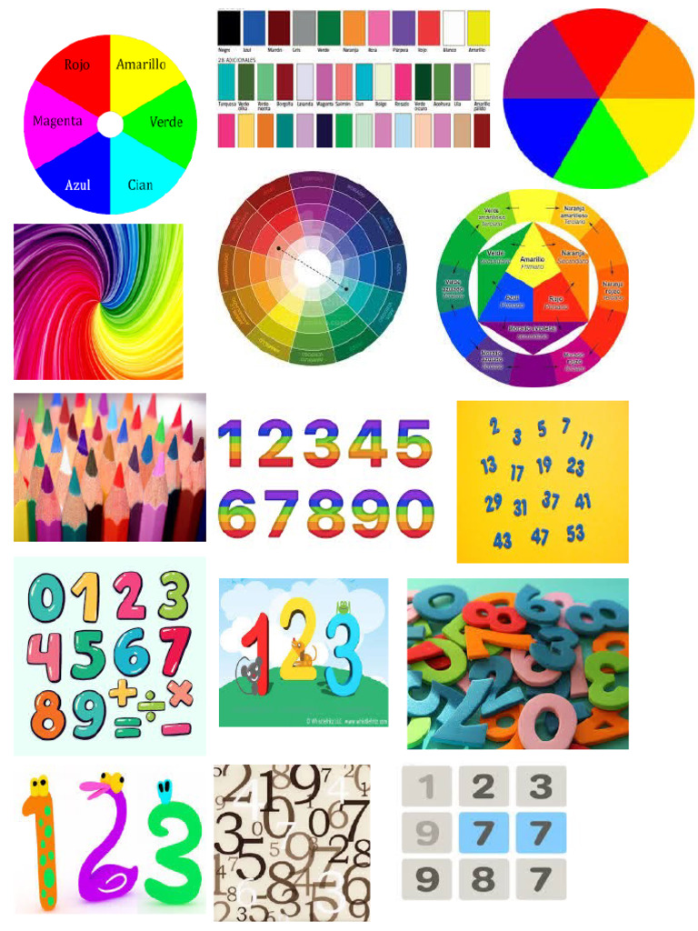 Colores y Numeros | PDF