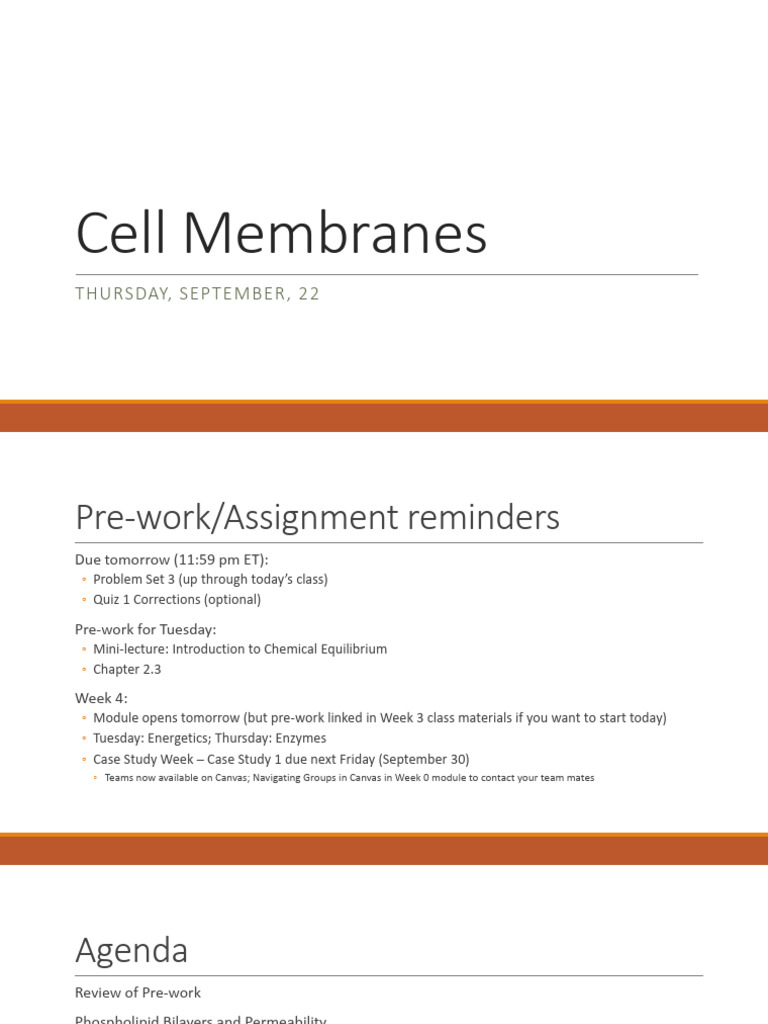 Membranes Annotated | PDF | Cell Membrane | Lipid