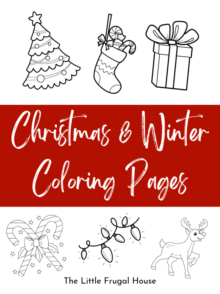 Christmas & Winter Coloring Pages | PDF