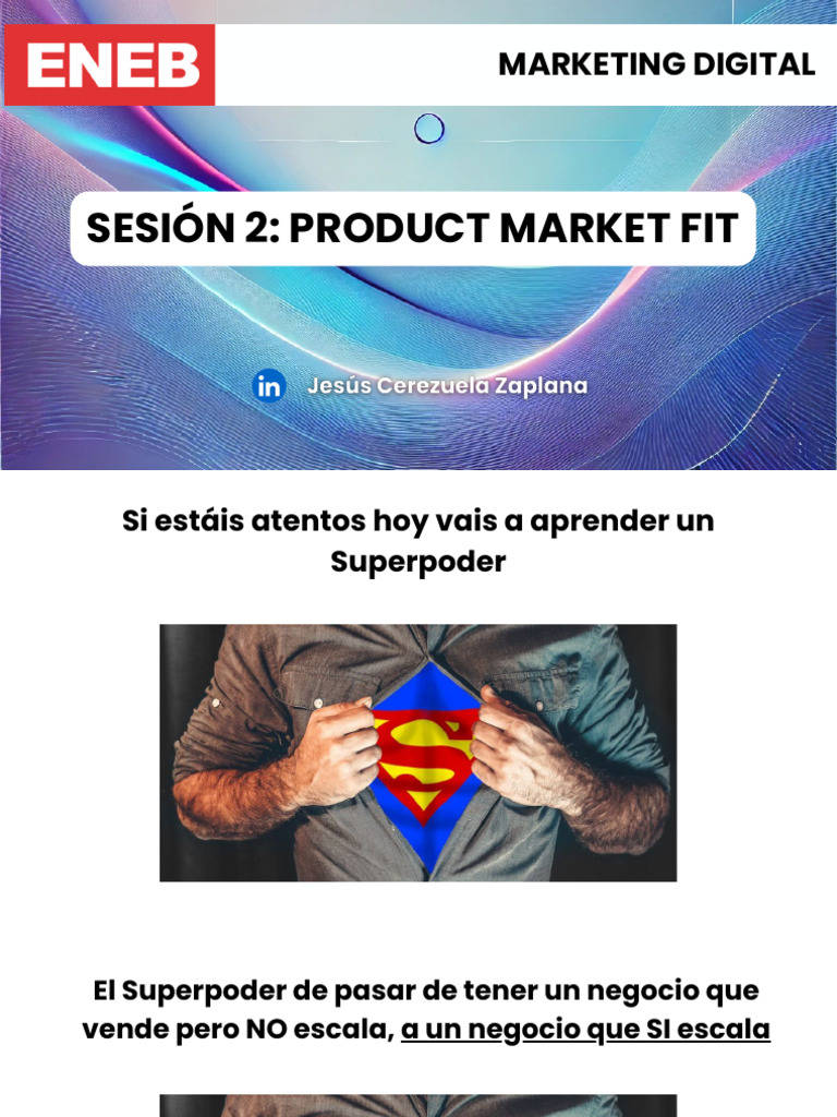 Product Market Fit - EnEB | PDF | Marketing | Producto (Negocio)