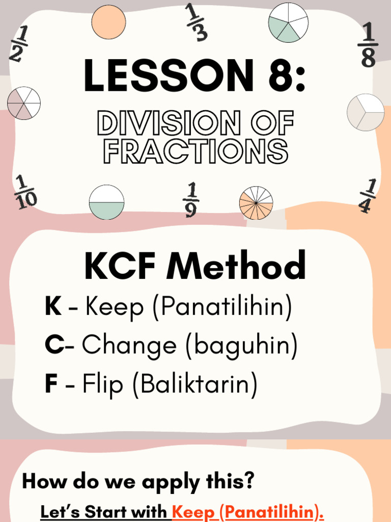 Fractions Mathematics Education Presentation in Pastel Illustrative ...
