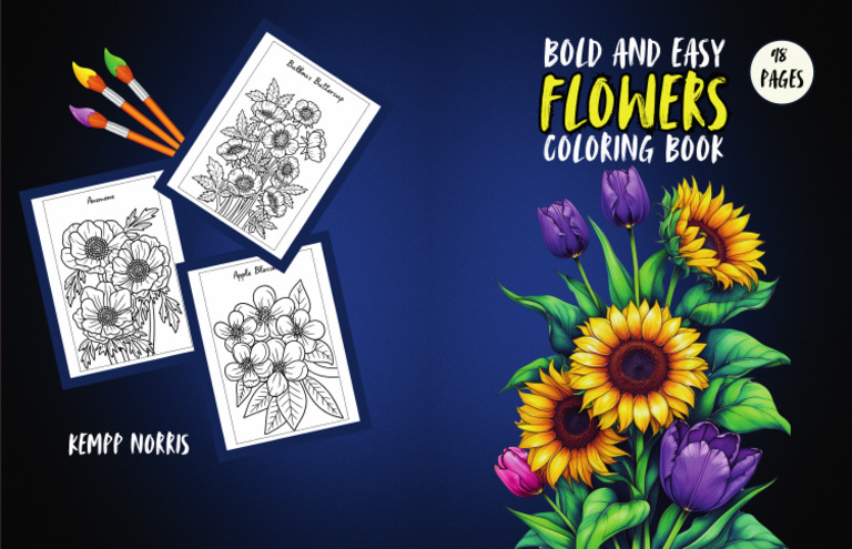 Flowering Book Cover Page | PDF