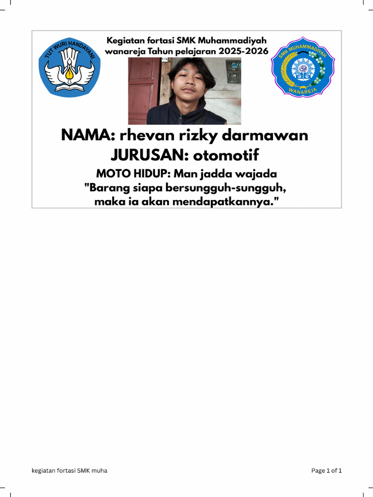 Kegiatan Fortasi SMK Muha 20250712 163652 0000 | PDF