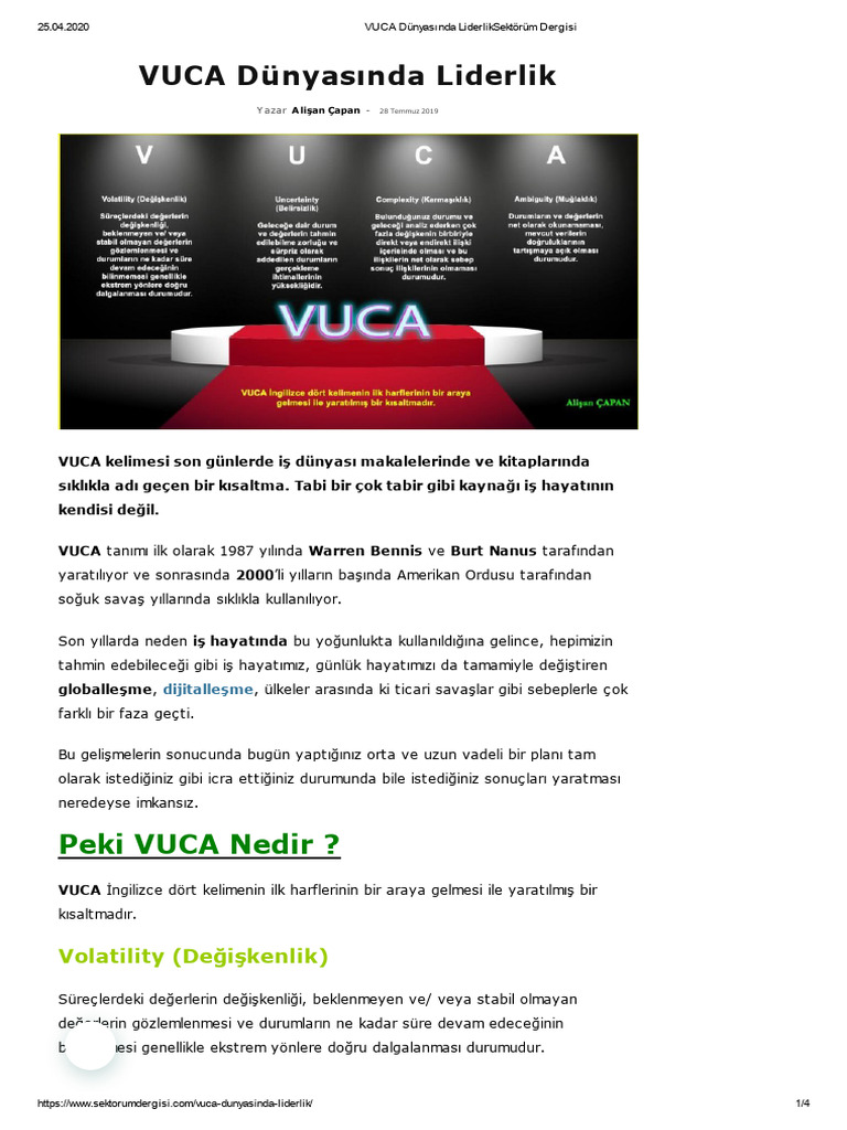 VUCA | PDF