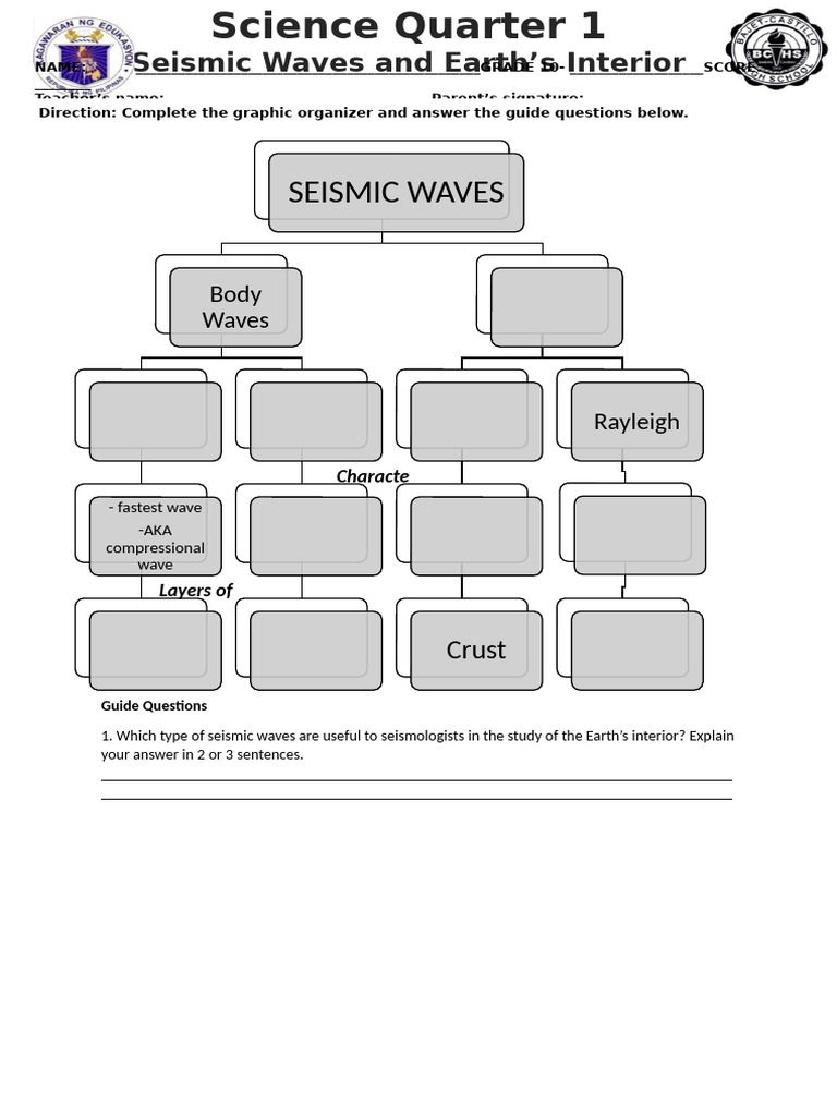 Activity-Seismic Waves | PDF