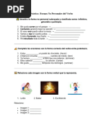 Formas Personales y No Personales del Verbo | PDF | Verbo | Morfología ...