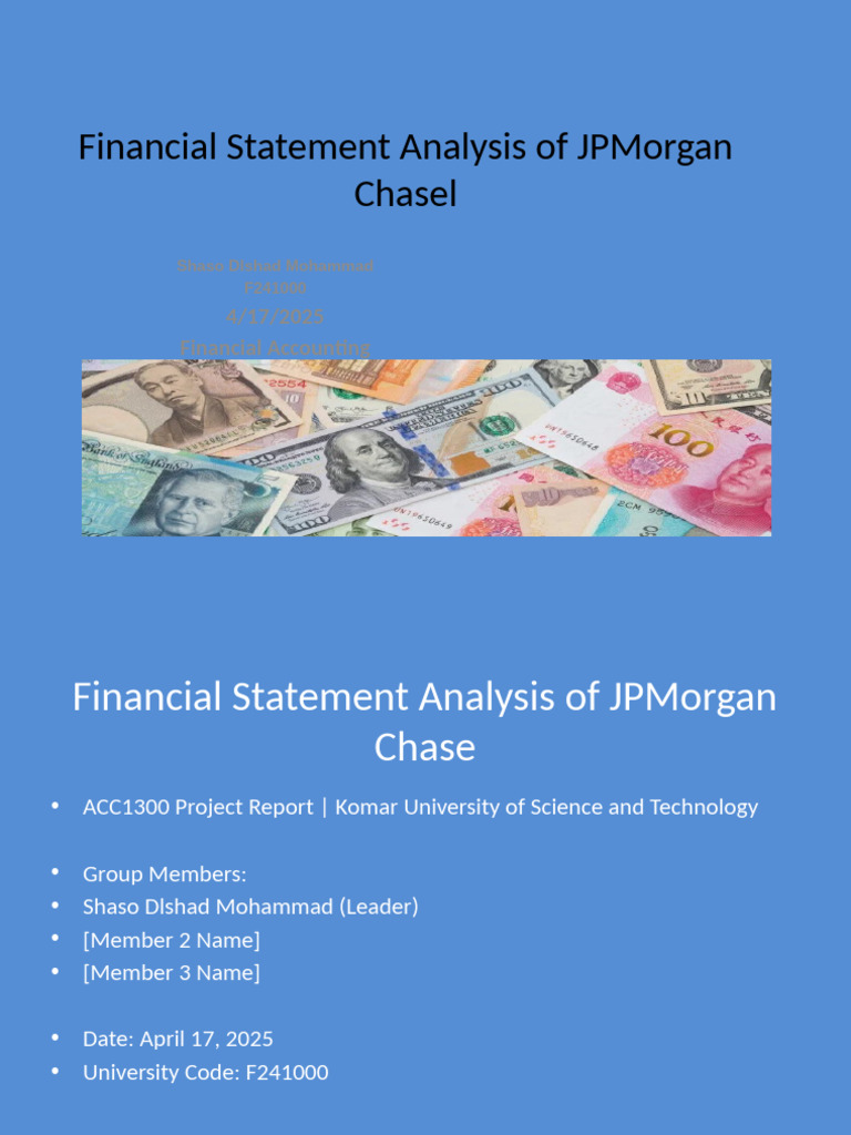JPMorgan Chase Financial Analysis 2023 | PDF | Leverage (Finance) | Jp ...