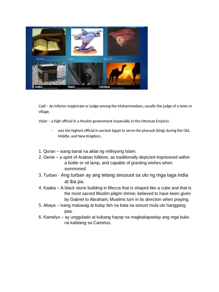 Slides Sa Isang Libot Isang Gabi | PDF