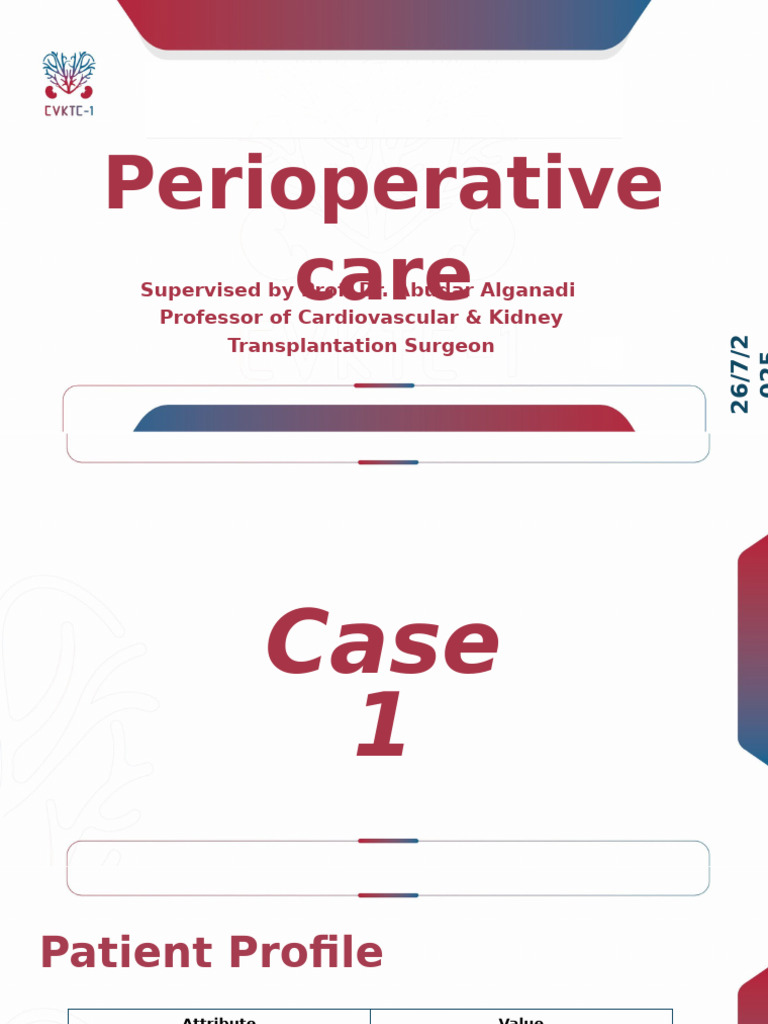 Perioperative Case Studies in Cardiac Surgery | PDF | Heart | Coronary ...