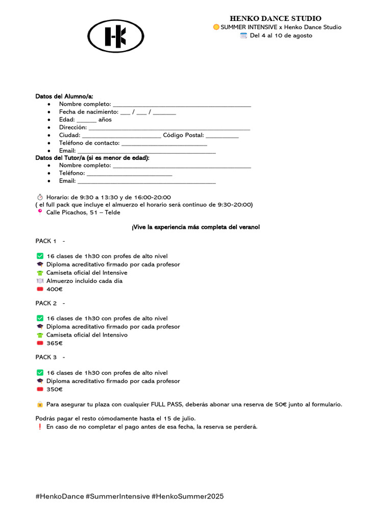 Henko Dance Studio 2 | PDF