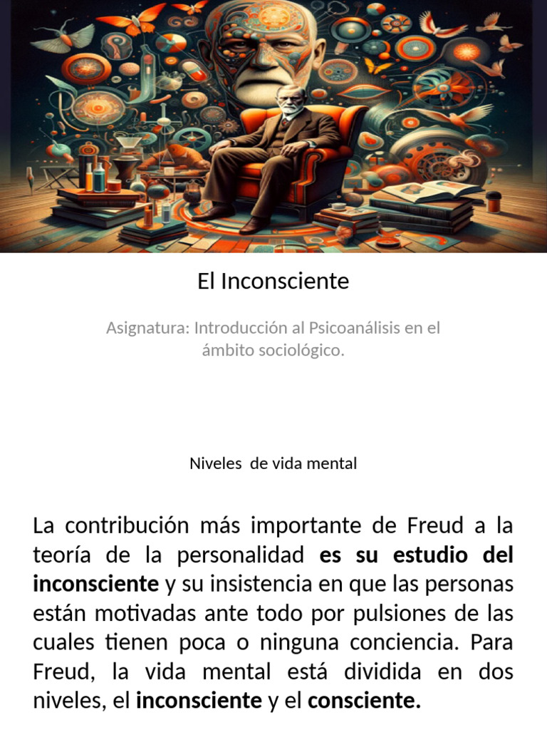El Inconsciente Pdf Mente Inconsciente Sueño