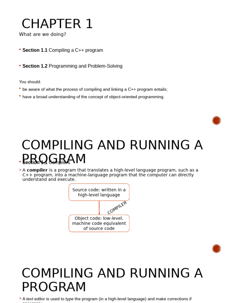 Chapter 1 Introduction To C++ | PDF | Object Oriented Programming ...