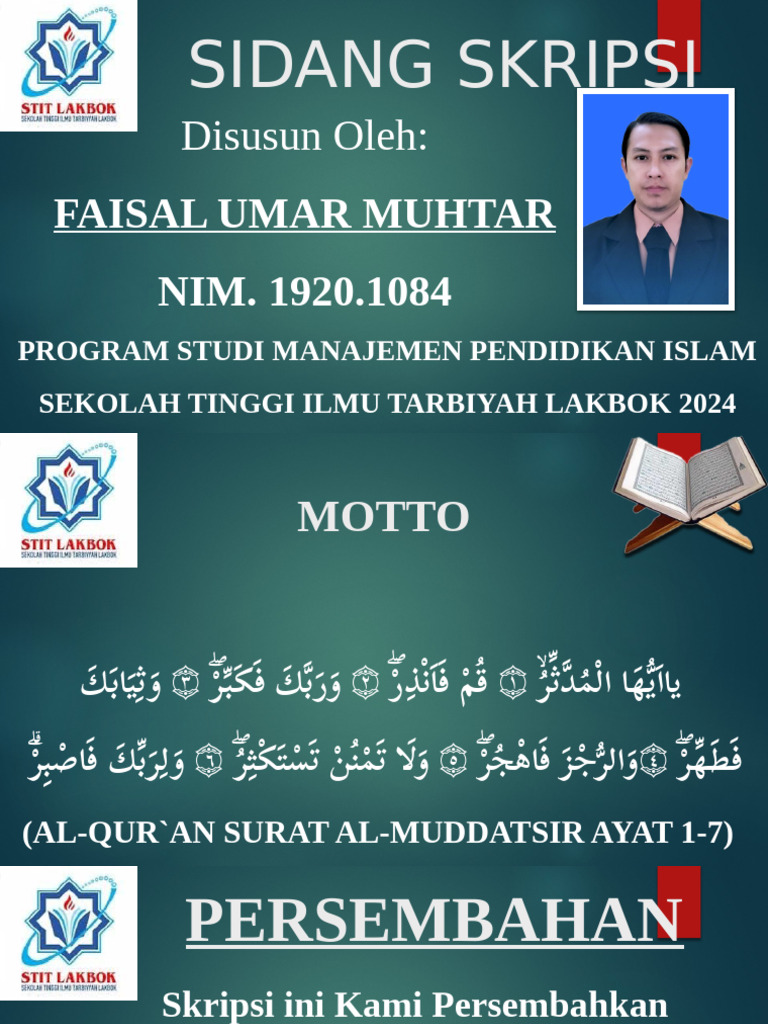 Skripsi - MPI - Faisal Umar Muhtar - Manajemen Pendidikan Islam ...