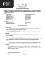 BADAC Meeting Minutes 2024-2025 | PDF