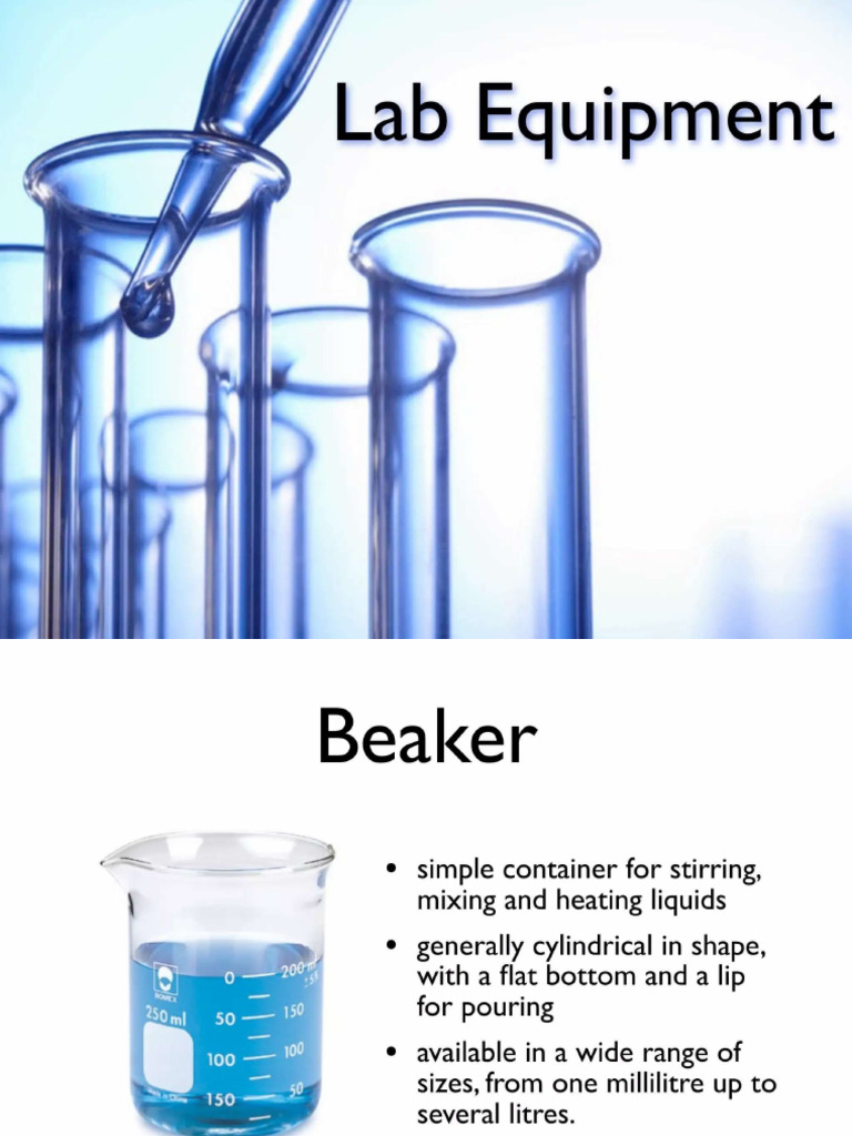 Basic Lab Equipments | PDF