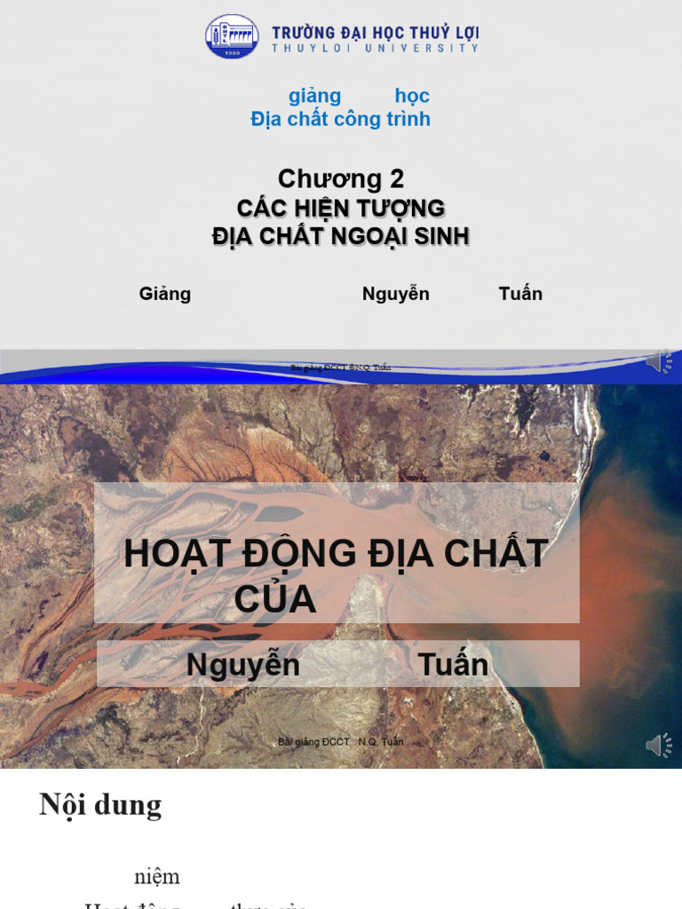 Chap2.5 Hoat Dong Dia Chat Cua Song - Online | PDF