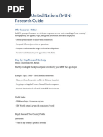 2) MUN Research Guide - Teachers | PDF | United Nations | International ...